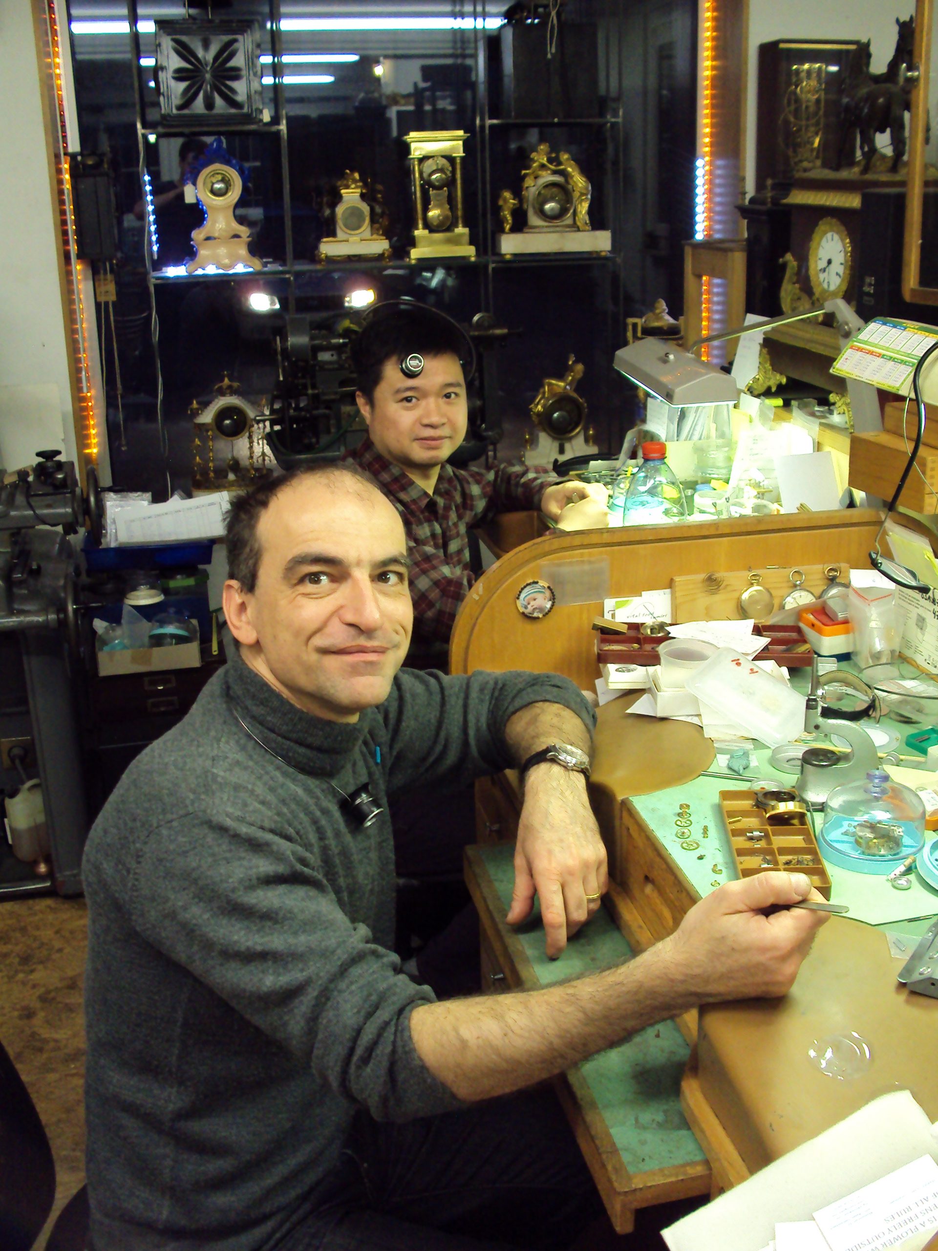Work at Mr Frank Jutzi studio – GM Watchmaker